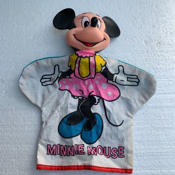 Disney | Toys | Vintage Walt Disney Minnie Mouse Hand Puppet ...